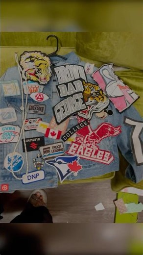 Creating a custom patch jacket for a client #diy #sewing #foryou