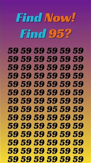 99% Fail This Number Quiz 🤯 #FindTheNumber #NumberQuiz #BrainTest #MindChallenge