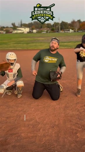 The whole idea with this particular drill were trying to get them to feel what it’s like to start with there first step being the right foot so that | Legends Baseball