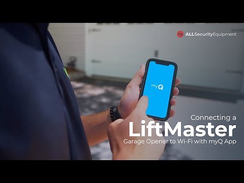Quick & Easy Way to Connect LiftMaster Garage Door Opener to WiFi with myQ app #smarthome #myq