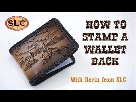 How to Stamp a Leather Wallet