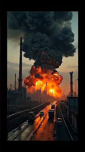 Terrifying Petrochemical Explosion Caught on Camera | Apocalyptic Industrial Disaster