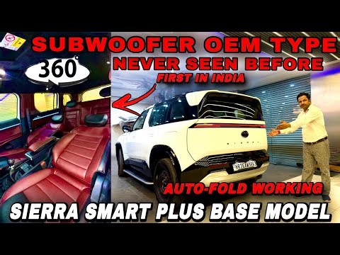 SIERRA BASE TO TOP MODIFIED ✅ AUTO FOLD WORKING ✅ SUBWOOFER INSTALLED ✅ TATA SIERRA MODIFIED SMART