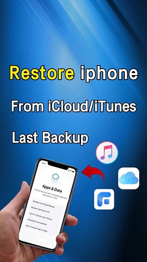 Restore iPhone from iCloud/iTunes Last Backup #iPhonebackup #restoreiPhone