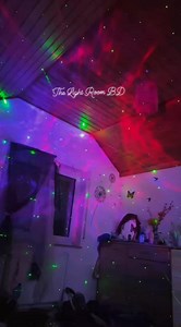 Transform your room with the Astronaut Galaxy Projector Light 🌌. Create a serene starry night 🌟. Perfect for relaxation or parties! #HomeDecor #StarryNight ✨ | The Light Room BD