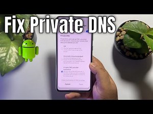 Fix private DNS problem on android (Easy Solution)