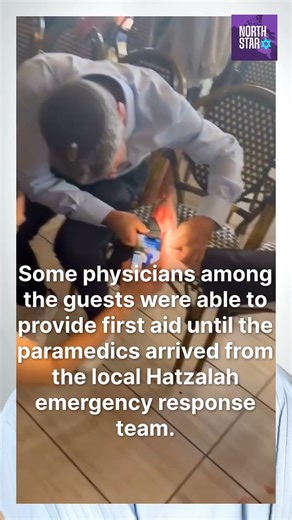 Watch Jewish groom after freak wedding accident with ritual glass breaking in Boca Raton Florida