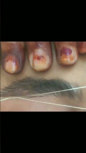 Eyebrow threading practice step by step for beginners|| The Beauty Channel