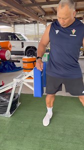 Loosehead Prop set up. Perfect height single sled by Silver Fern Sport. | Rugby Skills Academy