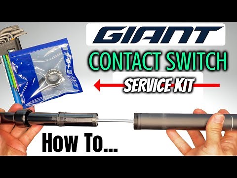 Giant Contact Switch Dropper Seatpost Service Kit | How To | Slow, Sticky, Noisy, Stuck Dropper Post