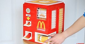Here's a McDonald's Vending Machine, Made out of Lego