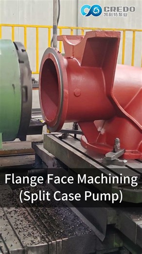 Suction & Discharge Nozzle Flange Face Machining (Split Case Pump)