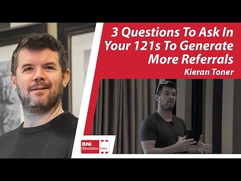 Maximizing BNI Success: 3 Essential Questions for Powerful 121s | BNI Education Moment