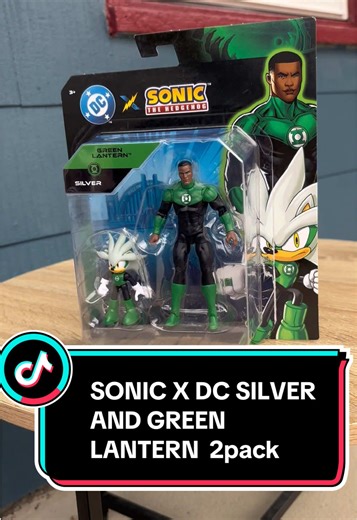 Sonic X DC Silver and Green Lantern 2-Pack Action Figures