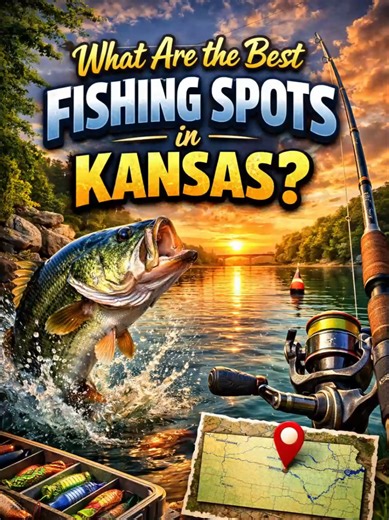 What are the best fishing spots in Kansas? #outdoors #fishing #fishinglife #outdoor #fishingtiktoks