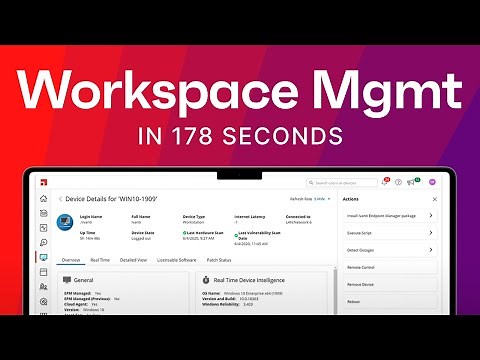Micro Product Demo: Ivanti Neurons Workspace in 178 seconds