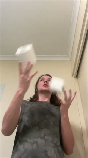 Toilet Paper Juggling 🤹