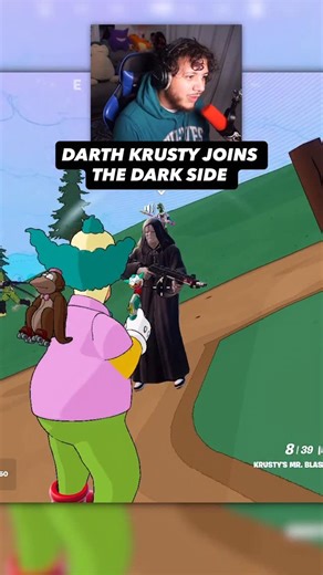 I became Darth Krusty in Fortnite #gaming #fortnite #fort #fortnitebr #fyp #simpsons #starwars | Sightey Gaming