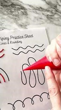 Royal Icing Piping Practice!