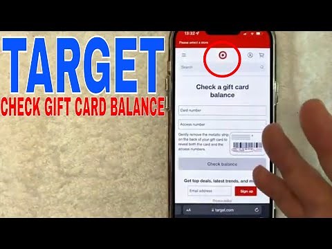 ✅ How To Check Target Gift Card Balance 🔴