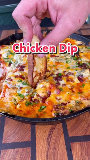 Who likes chicken dip? #grillinwithdad #fyp #OneSliceChallenge #recipe #howto #PepsiApplePieChallenge