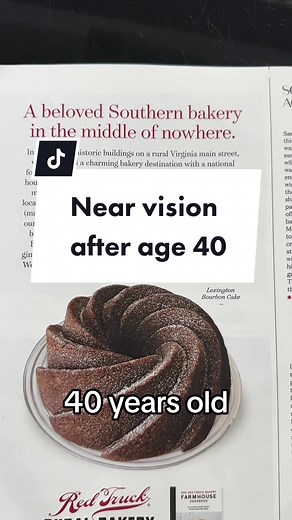 100% of the population go through “Presbyopia” which is defined by progressive and increasing blur at near due to the loss of ability to focus at near commonly called accommodation and is directly related to age. Near vision blur after 40 is HIGHLY dependent on your distance Prescription and symptoms typically presents around age 43. This video is intending to represent near vision in a patient who has normal distance vision. #glasses #vision #contactlenses #aging #aginggracefully #blur #eye #ey