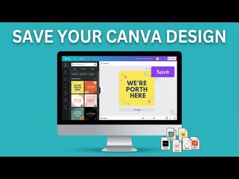 How To Save Your File in Canva