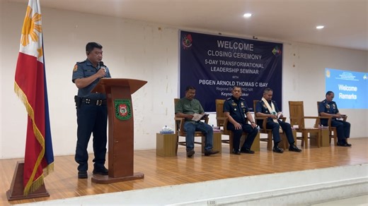 HAPPENING NOW | Closing Ceremony of the 5-Day Transformational Leadership Seminar The Negros Oriental Police Provincial Office proudly culminates its 5-Day Transformational Leadership Seminar at Maringal Hall, NOrPPO, Camp Lt. Col. Francisco C. Fernandez Jr., Agan-an, Sibulan, Negros Oriental. Gracing the occasion as Keynote Speaker is PBGEN ARNOLD THOMAS C IBAY, Regional Director, PRO NIR, whose inspiring message highlights the importance of integrity, accountability, and transformational leade