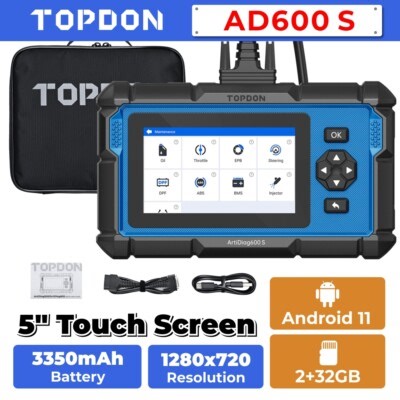 2026 TOPDON AD600S OBD2 Car Code Reader Free Updates 9 Reset Cheap OBD2 scanner | eBay