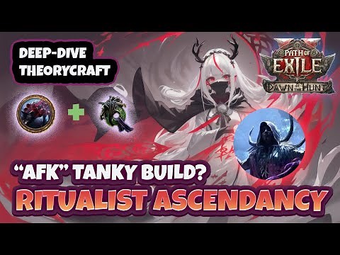 [PoE 2] "AFK" Tank Build Idea | Ritualist Ascendancy Deep Dive and Theorycraft | Dawn of the Hunt