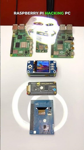 Raspberry Pi Smallest LCD Display included Joystick for Hacking & Computing #shorts #gadgets #tech