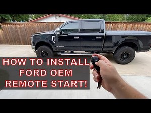 How to Install Factory Remote Start on 2017-2019 F250 - ForScan Tutorial