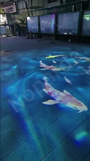 🌊 Dual-Head Blue Ripple + Fish Projector: See the Underwater Magic Unfold!