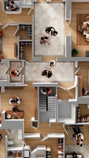 A Love-Filled Home in 3D — Cinematic Isometric Floor Plan Reveal #3DIsometric #HomeCinematic