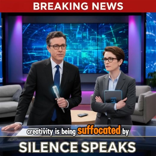 Rachel Maddow locked eyes with Stephen Colbert as he delivered a stark warning: “Creativity is being suffocated by fear and empty spectacle.” 😳 What followed was raw, uncomfortable — and mostly kept off the air. No jokes. No polish. Just two veterans speaking plainly about what’s being lost. With The Late Show ending this May, the moment landed like both a farewell and a red alert. 🔥 Fans are calling it one of the most honest, unsettling exchanges late-night TV has seen in years. | American Se