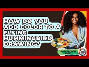 How Do You Add Color To A Flying Hummingbird Drawing? - Drawing and Painting Academy