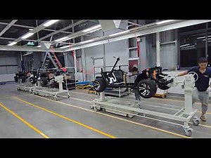 Wholesale Golf Carts factory production line.
