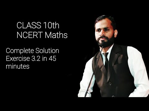 Class 10th NCERT MATHS Exercise 3.2