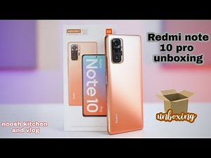 Xiaomi Redmi note 10 pro unboxing