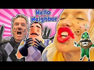 Hello Neighbor In Real Life Mart & Martina Kiss on St. Patrick's Day Hilarious Skit! | DavidsTV