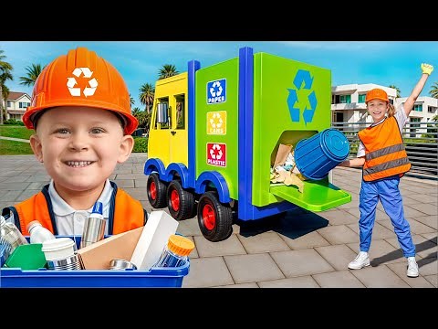 Kids learn to Sort Garbage - Earth Day Story