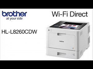 Connect to HLL8260CDW with Wi-Fi Direct