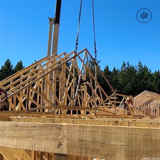 Installing Trusses on our New Dream Country House | Piney Grove Homestead and Mini Farm