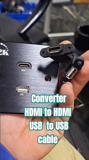 Converter HDMI to HDMI USB to USB #USB #HDMI #techie #trending #viralshort #viral