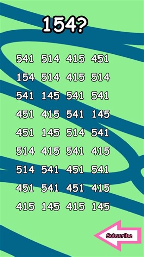 "Challenging Number Puzzle: Can You Find 154? | Fun Brain Teaser Game"