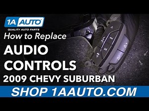 How to Replace Steering Wheel Audio Control Switches 07-14 Chevy Suburban 1500