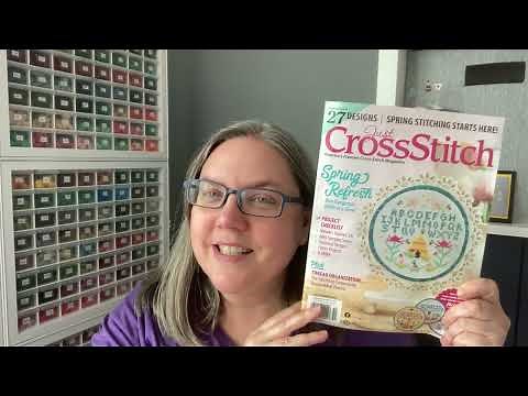 Flosstube Extra: Spring 2025 Just Cross Stitch Magazine Flip Through