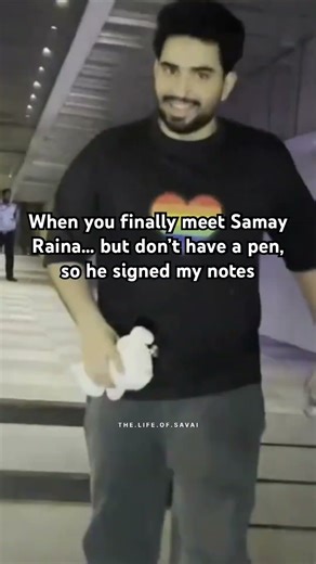 When ‪@SamayRainaOfficial‬ Gives You an “Autograph” 🔥 ​⁠#funny #comedy #ytshorts #explore #shorts