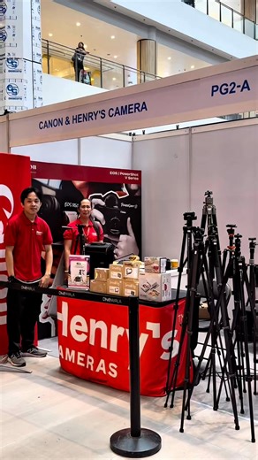 Catch Henry’s Cameras at Super Manila Comic Con 2025 and Drop by at the Canon Booth to enjoy exclusive event promos, Canon Touch & Try units, and score special freebies from Henry’s! 📸🎁 📍 The Concourse One Ayala, Makati 📅 September 6–7, 2025 | Henry's Cameras PH