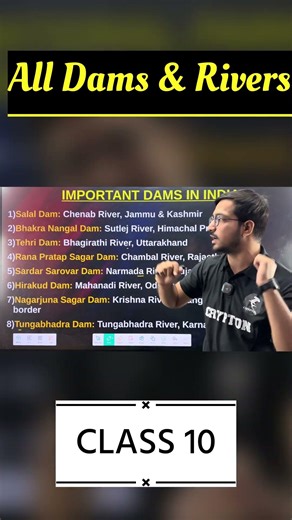 All Dams and Rivers 🔥 #class10 #socialscience #cbse